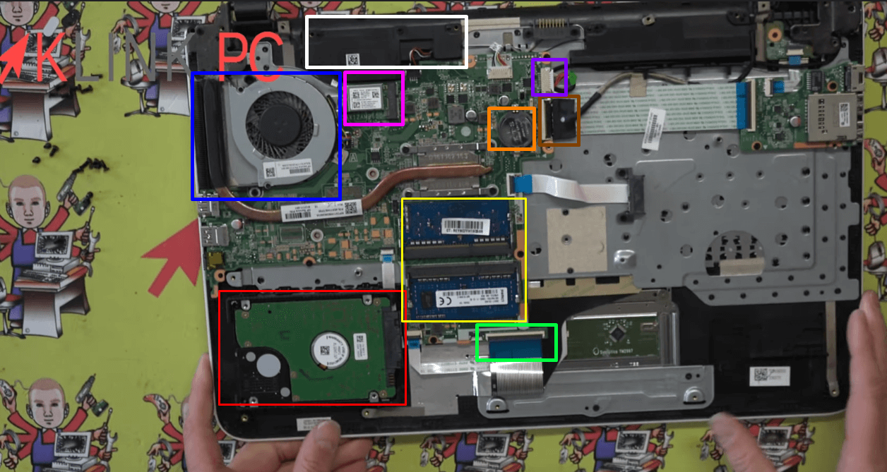 Comment démonter un PC portable HP Pavilion 17 G130 - Blog Klink PC